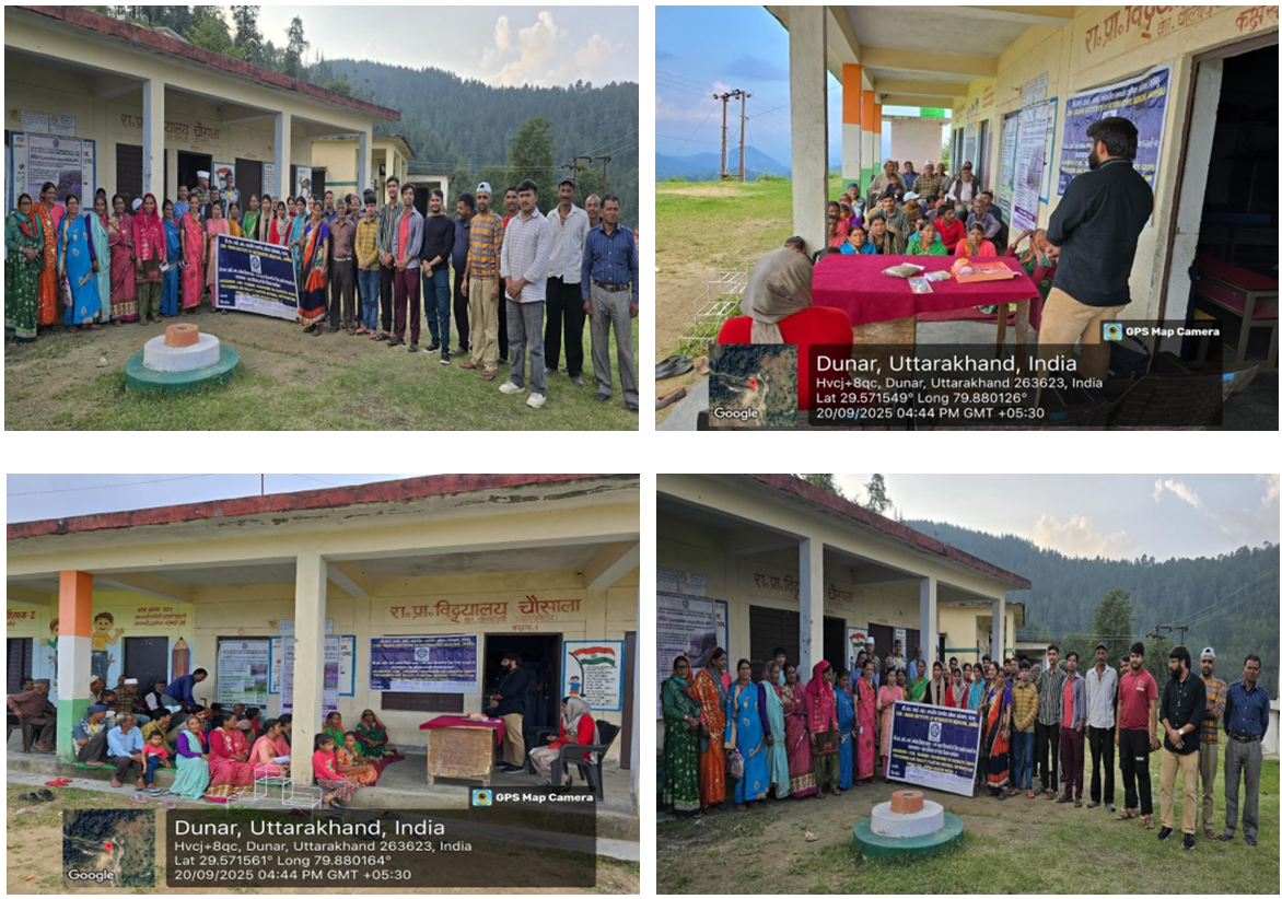 Awareness program organized at Village Chausala, Block Dhauladevi, in ...